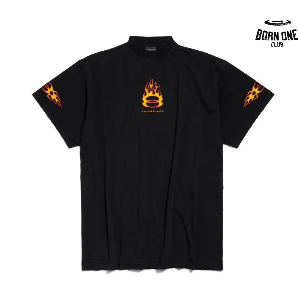 Camiseta Balenciaga Burning Unity Streetwear Born One Brasil